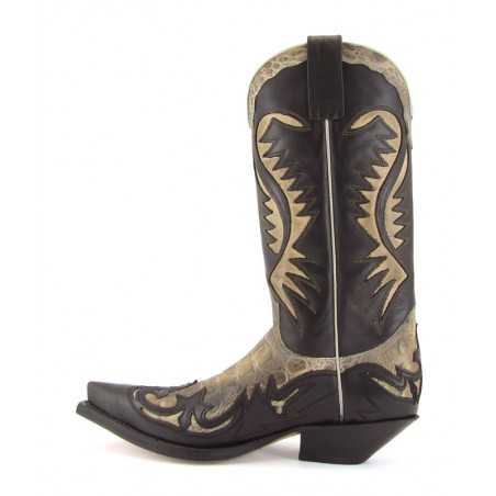 Sendra Boots 6480 Pull Oil Negro Coco Difuminado